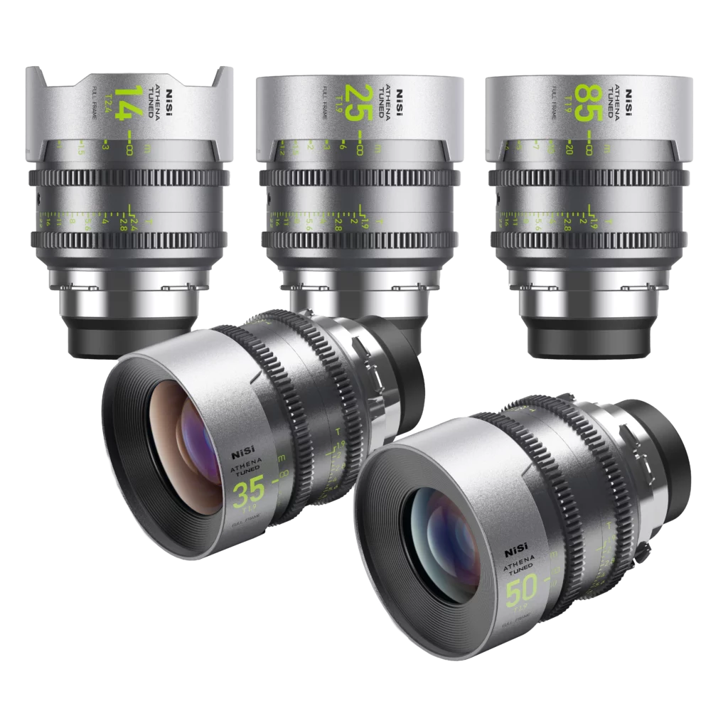 Introducing the Limited Edition NiSi Athena Tuned Prime Full Frame Cinema Lens Kit - Limited to ...