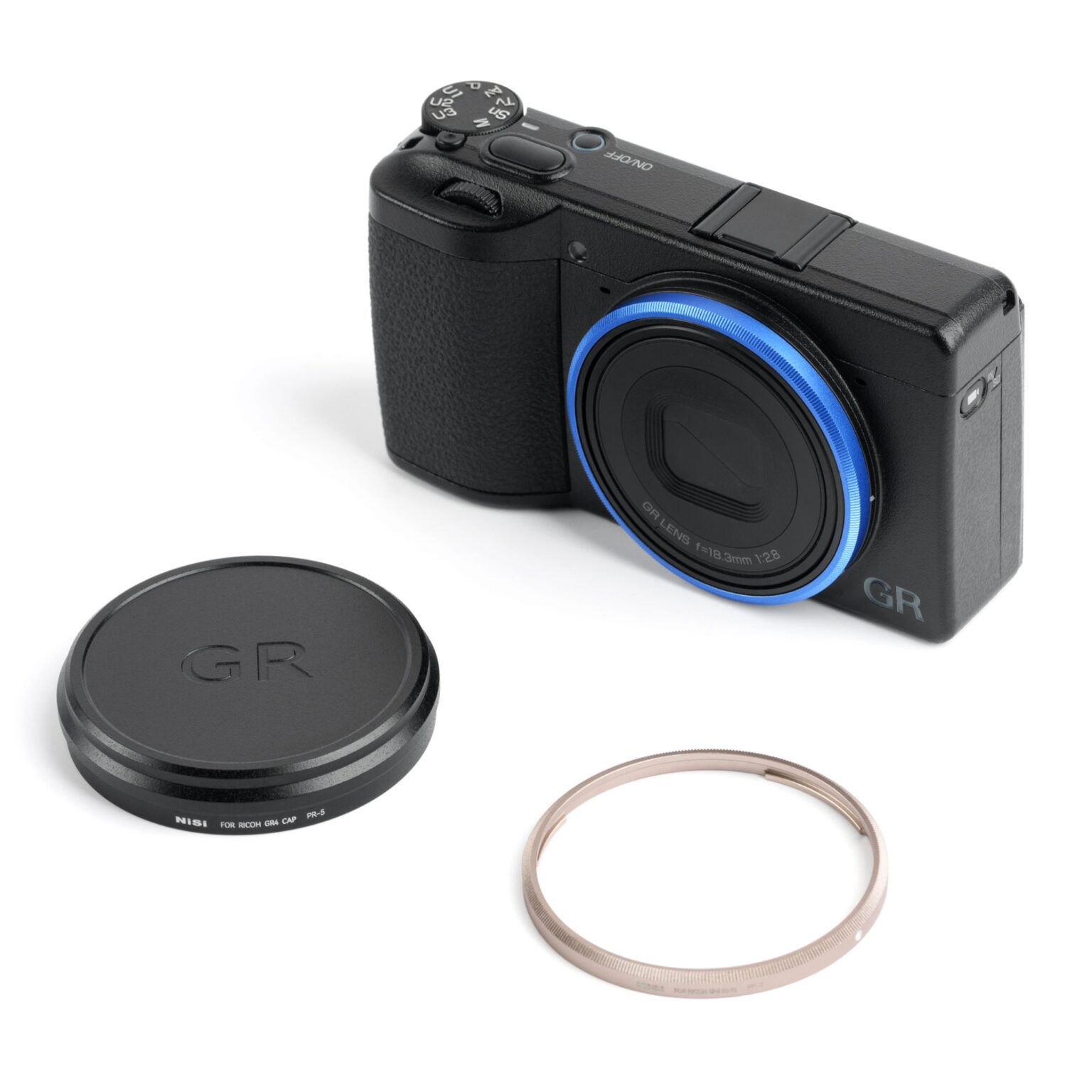 NiSi Ring + Cap Kit for Ricoh GR IV (2 Rings + Lens Cap) | NiSi Optics USA
